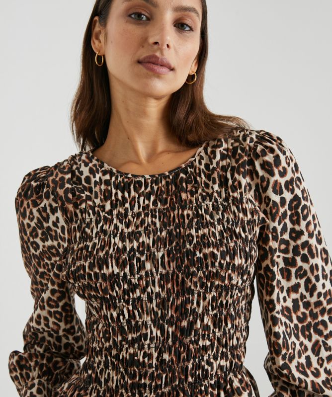 Rails Tabi Leopard Print Top | Jules B
