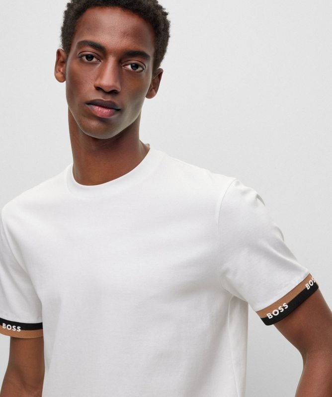 Hugo boss mercerised t shirt store