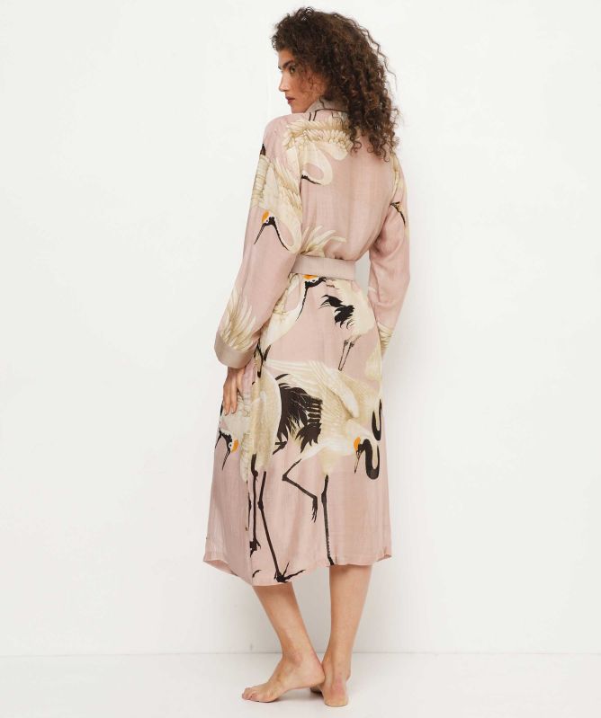 One Hundred Stars Plaster Pink Stork Gown