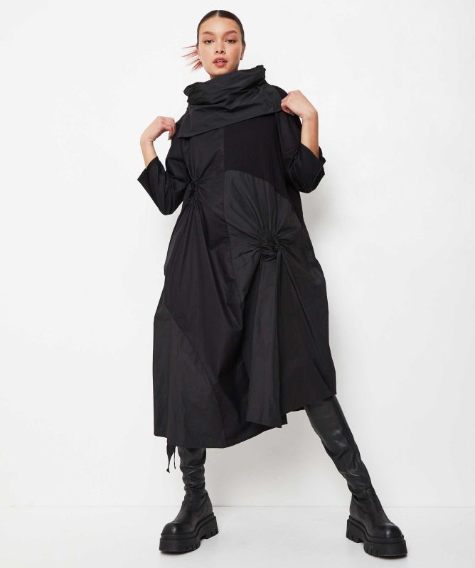 Bize Taffeta Knot Midi Dress | Jules B