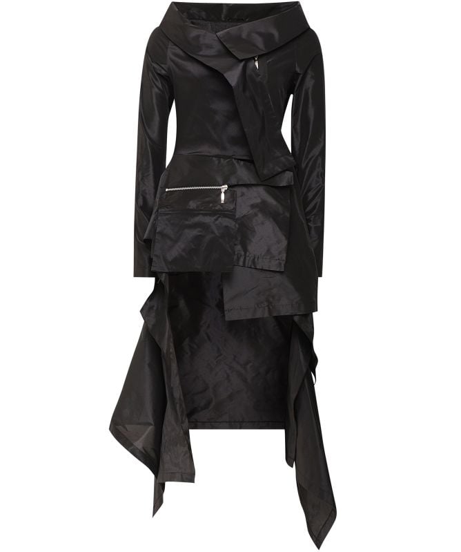 Xenia Design Black Klas Asymmetric Jacket | Jules B