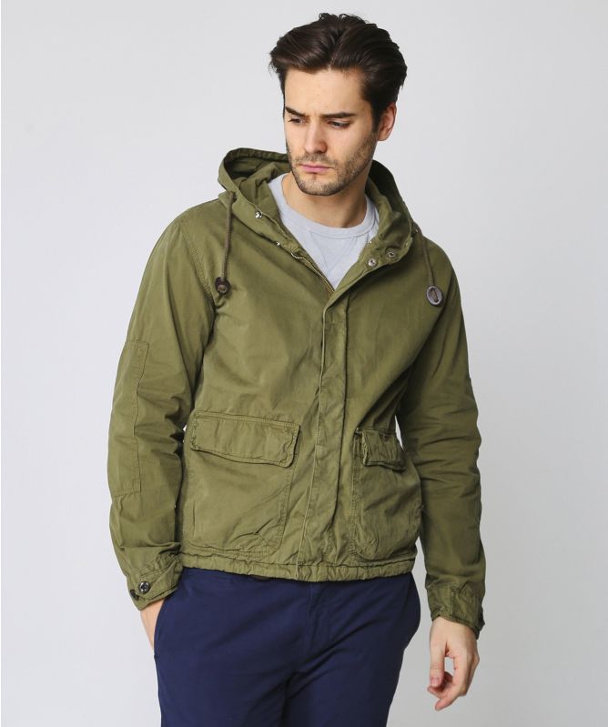 Hartford Cotton Hooded Denver Jacket | Jules B