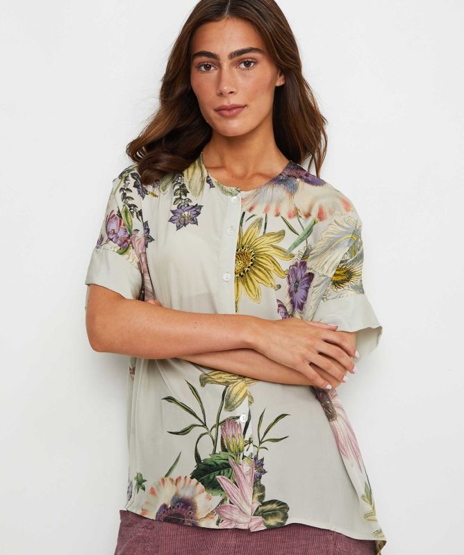 One Hundred Stars Daisy Stone Tea Blouse