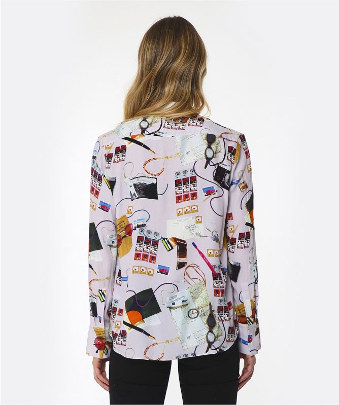 Paul Smith Pink Archive Print Shirt | Jules B