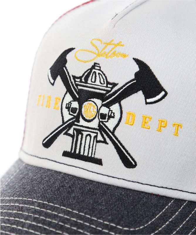 Stetson White Fire Dept. Trucker Cap | Jules B