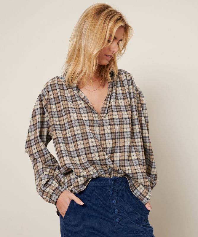 Chloé Stora Check Ary Blouse | Jules B