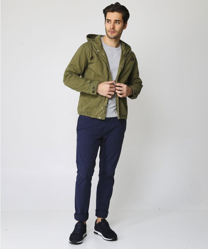 Hartford Cotton Hooded Denver Jacket | Jules B