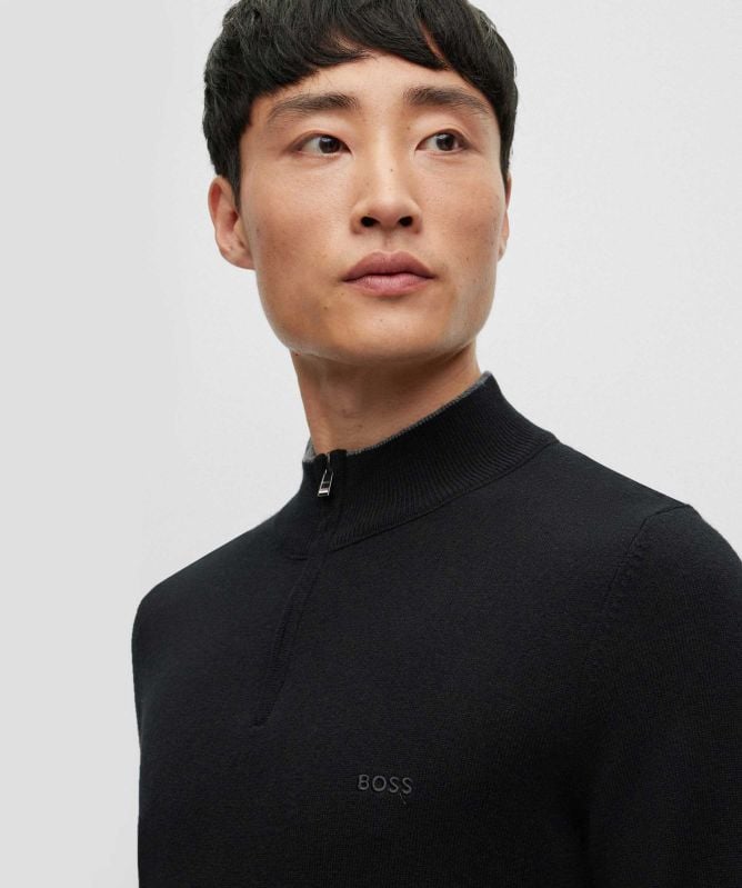 BOSS Half-Zip Marlo Jumper | Jules B