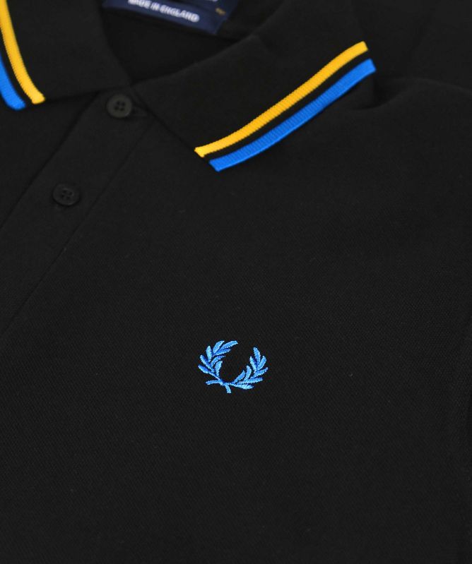 Fred Perry Black M12 Polo Shirt | Jules B