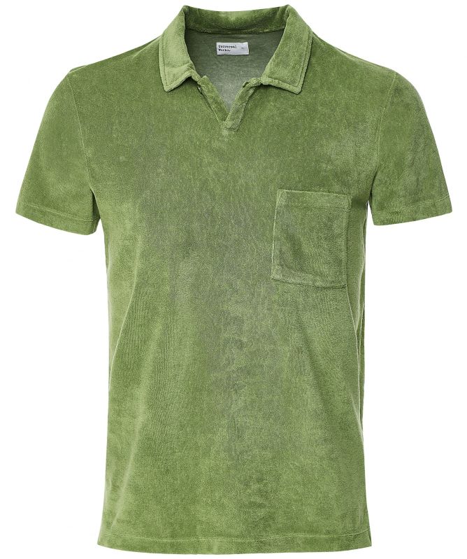 Universal Works Terry Fleece Vacation Polo Shirt | Jules B