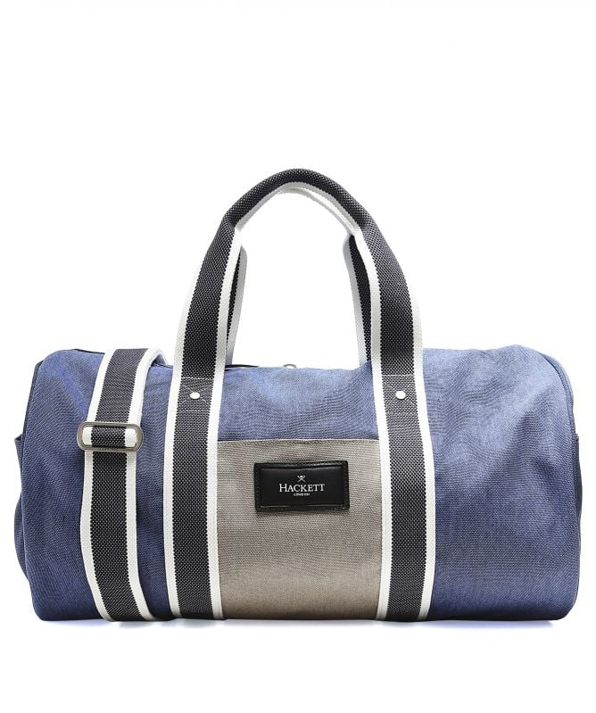 Hackett Blue Large Canvas Holdall | Jules B