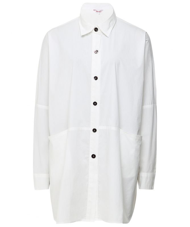 Thanny White Oversized Shirt | Jules B