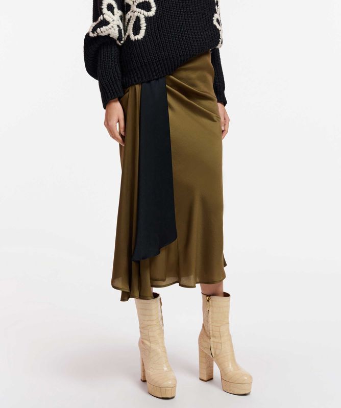 Essentiel Antwerp Emmy Draped Midi Skirt | Jules B