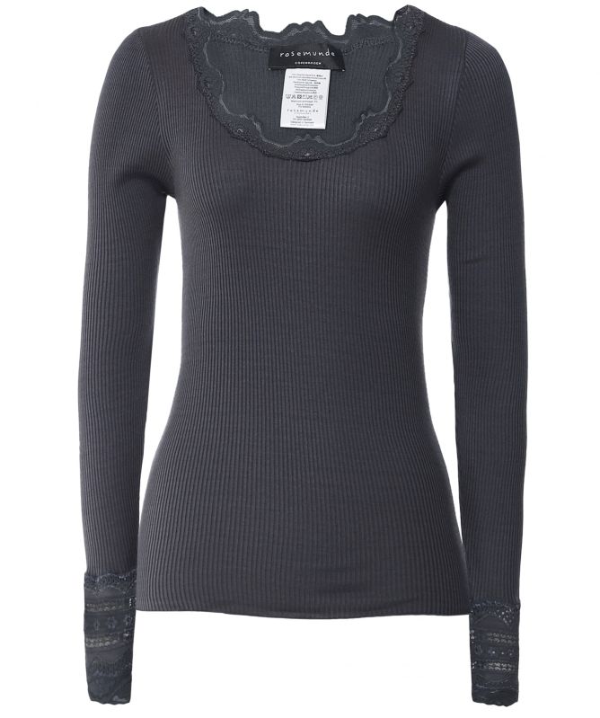 Rosemunde Benita Silk Blend Long Sleeve Top | Jules B
