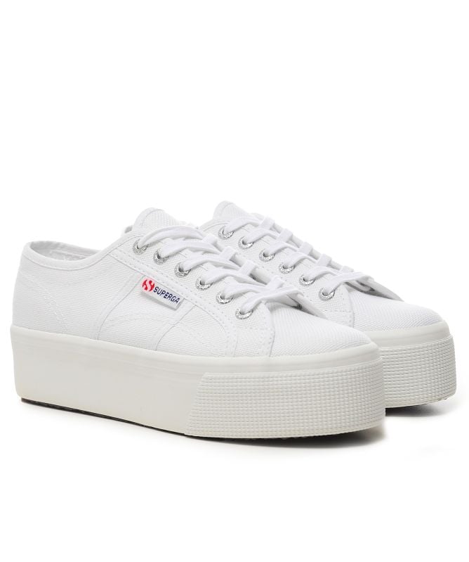 Superga White Linea Up Down 2790 Flatform Trainers | Jules B