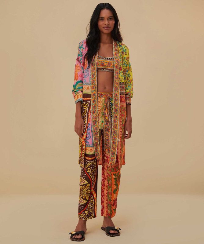 Farm Rio Mixed Scarves Chemise