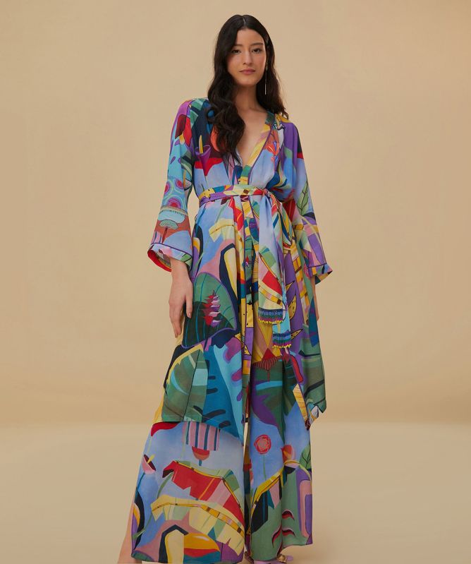 Farm Rio Tropical Scenario Trousers