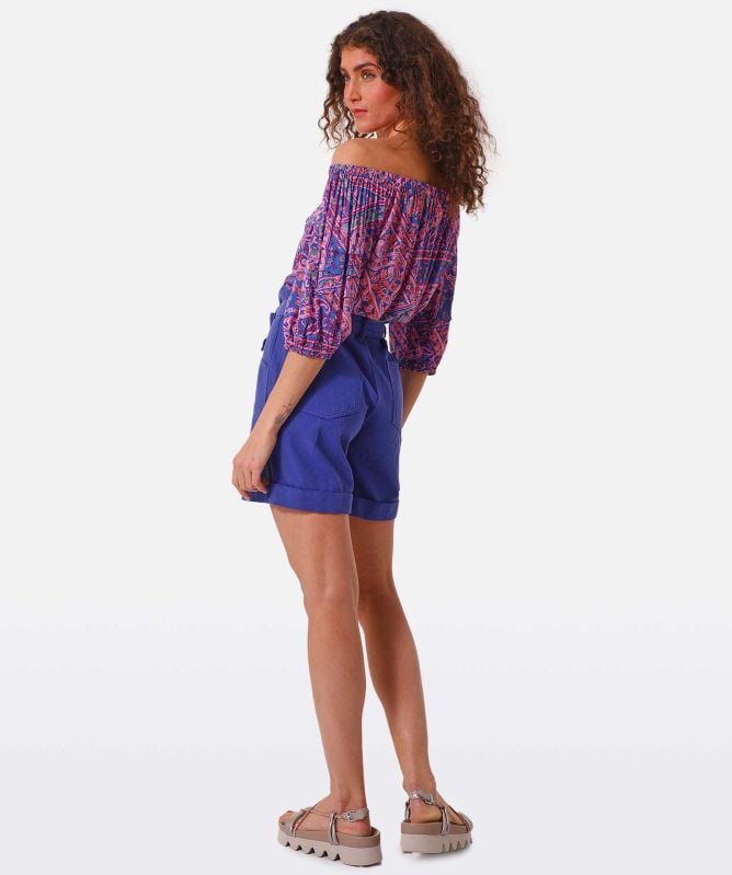 ba&sh Fenji Off-Shoulder Peasant Top | Jules B