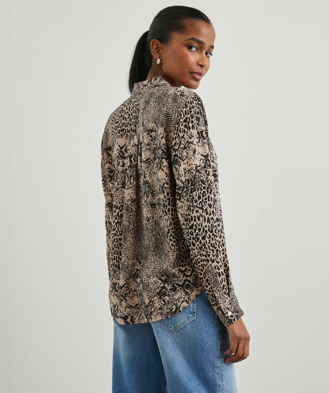 Rails Josephine Mixed Animal Print Shirt