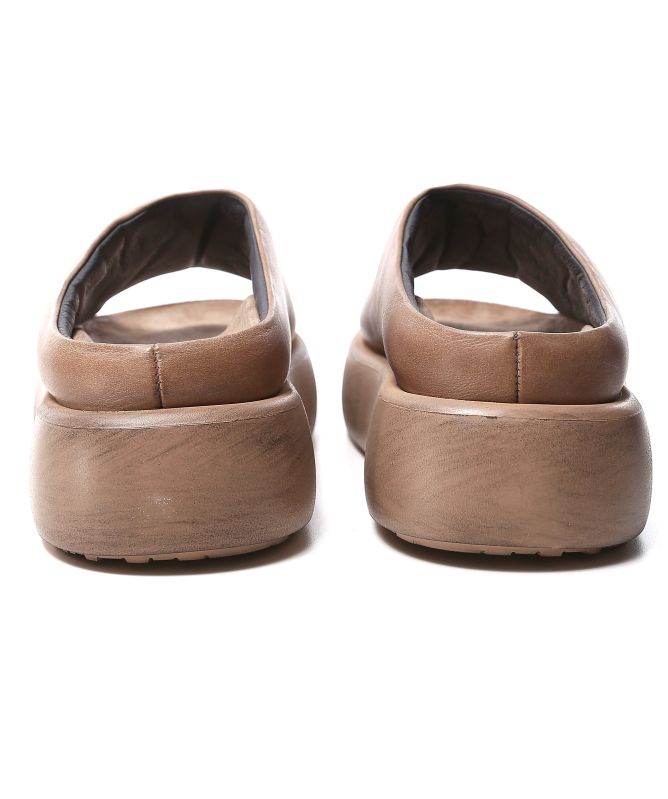 Lofina Malto Leather Platform Sliders | Jules B