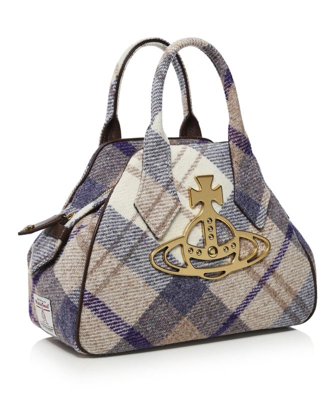 Vivienne Westwood Purple Harris Yasmine Tartan Tote Bag | Jules B