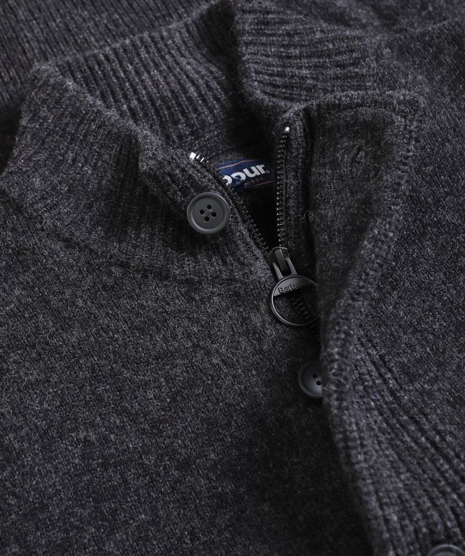 Barbour Wool Patch Cardigan | Jules B