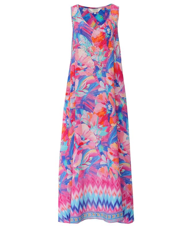 Inoa Silk Daphne Maxi Dress