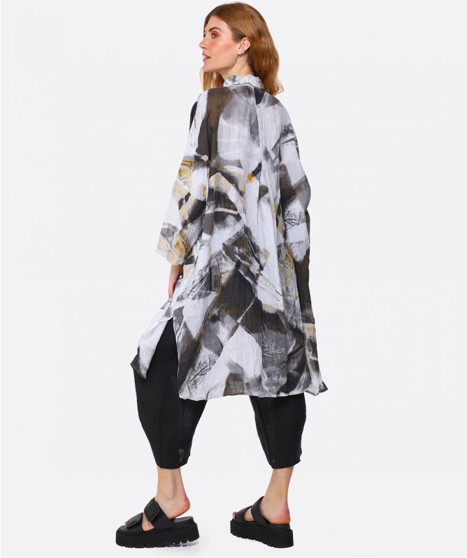 Thanny Linen Oversized Jacket | Jules B