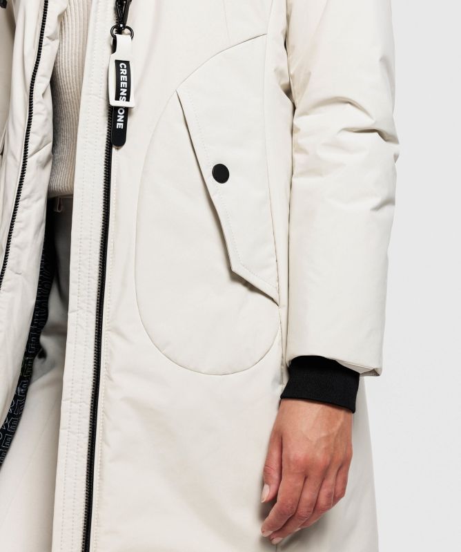 Creenstone Cream Technical Padded Coat | Jules B