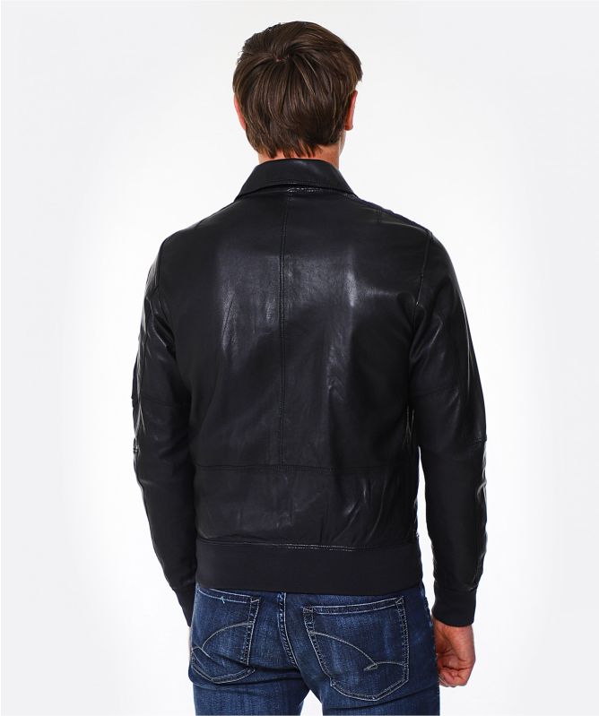 Parajumpers Leather Brigadier Jacket | Jules B