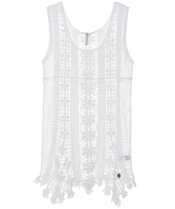Banana Moon White Josy Dreamland Crochet Beach Top | Jules B