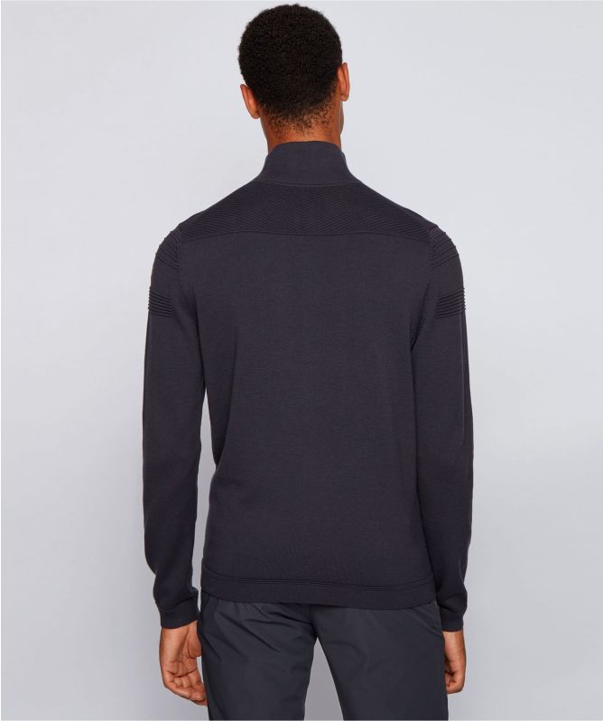 BOSS Black Half-Zip Zomin Jumper | Jules B