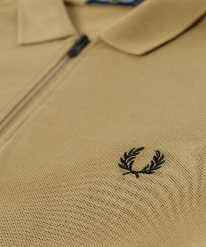 Fred Perry Zip Neck Polo Shirt