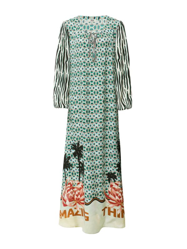 Me369 Polette Printed Maxi Dress