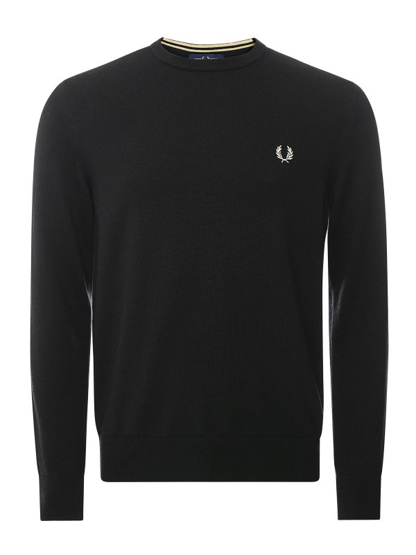 Fred Perry Merino Crew Neck Jumper
