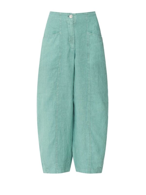 OSKA Cropped Linen Trousers