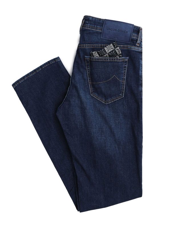 Jacob Cohen Navy Blue Slim Fit BARD Jeans