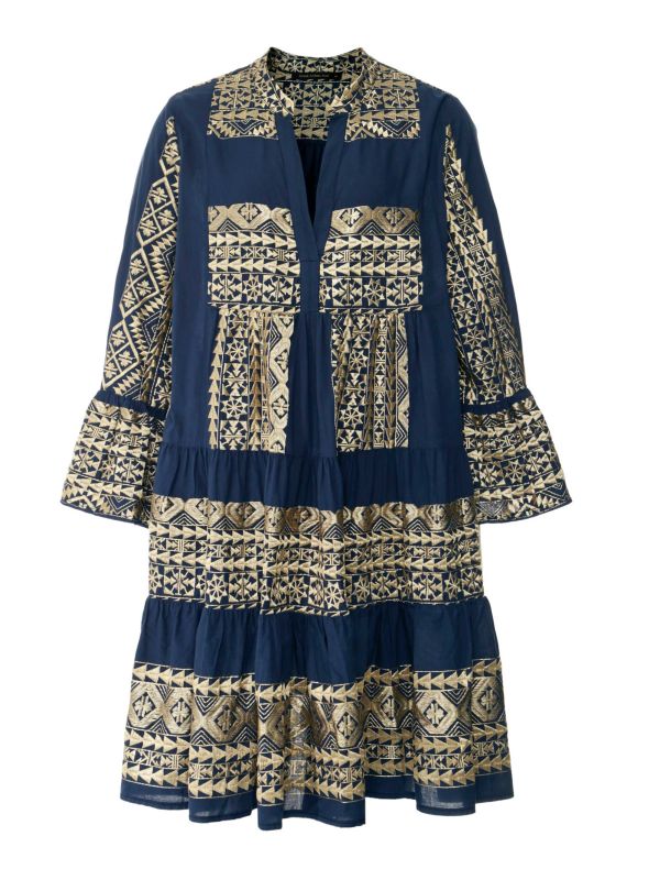 Greek Archaic Kori Classic Triangle Mini Dress