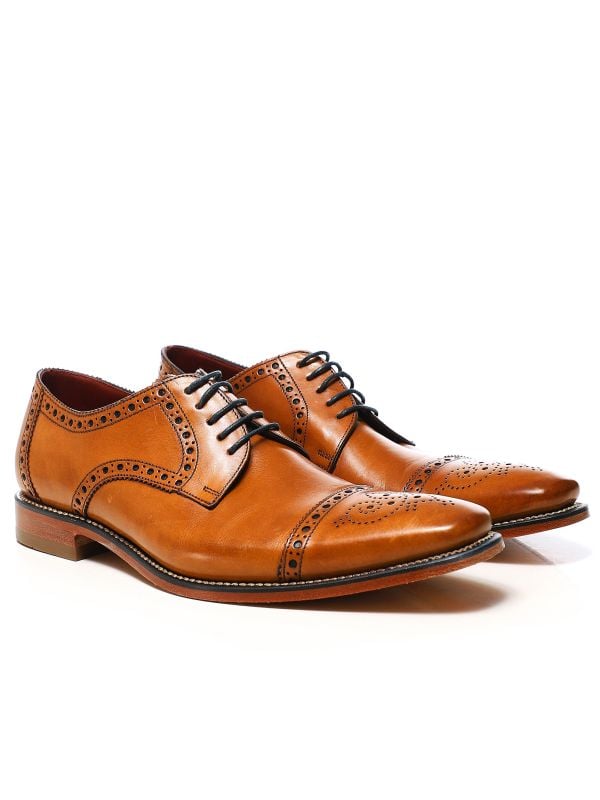 Loake Leather Foley Derby Shoes | Jules B