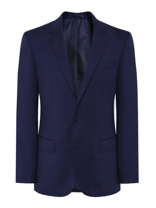 BOSS Hugo Boss Dark Blue Slim Fit Hayes Wool Jacket Jules B