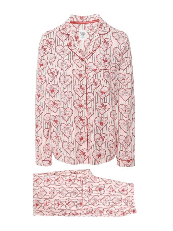 Chelsea Peers Cupid Heart Long Pyjamas | Jules B