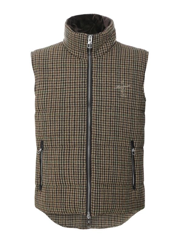 Montecore Down Houndstooth Gilet