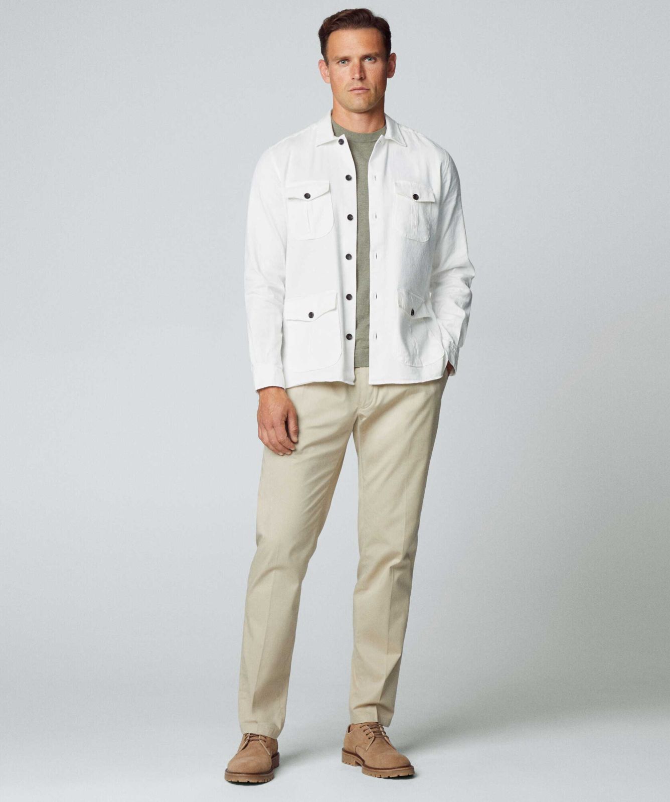 Hackett Linen Denim Overshirt | Jules B