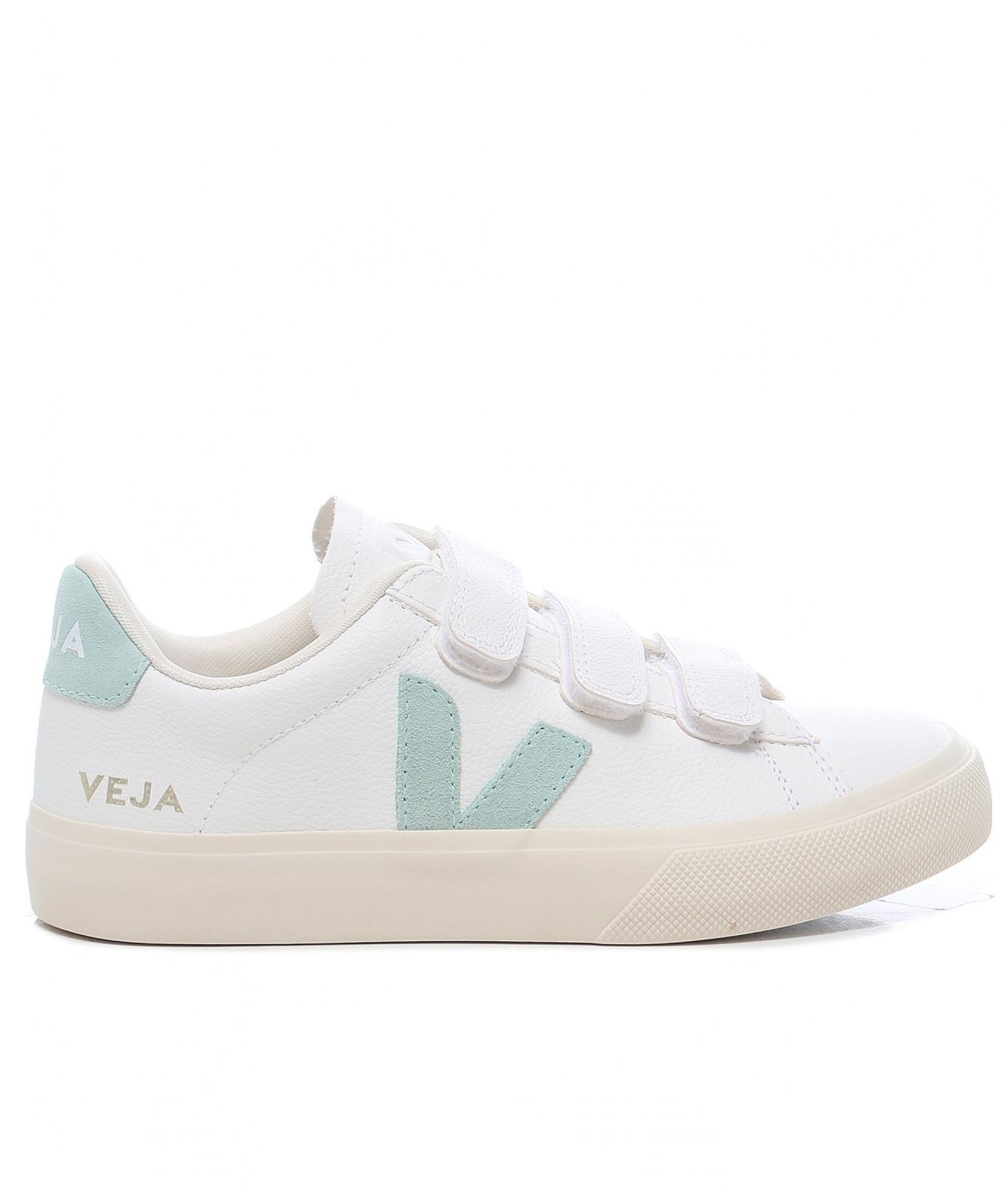 Veja Women's Recife ChromeFree Leather Velcro Trainers | Jules B