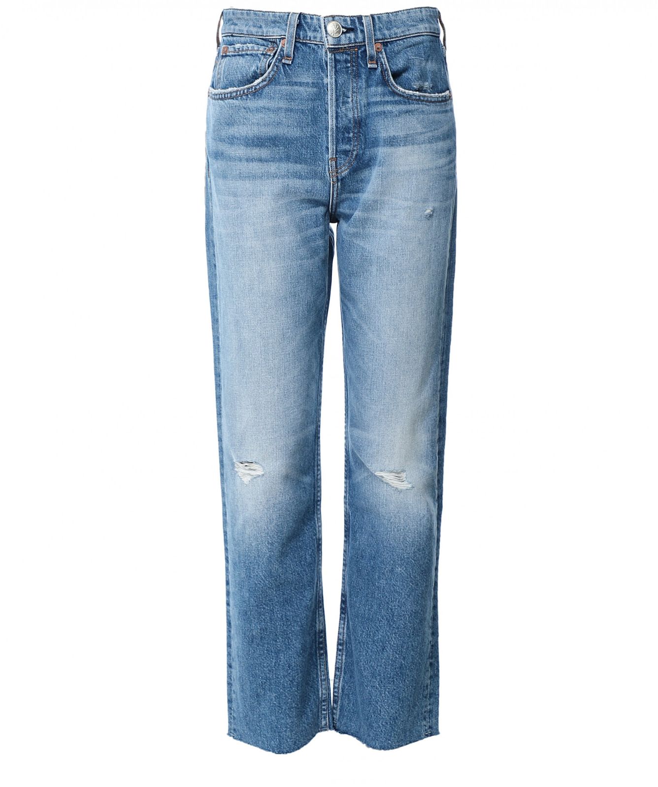 Rag and Bone Blue Maya High Rise Slim Fit Jeans | Jules B